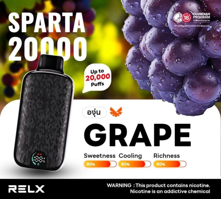 Relx Sparta 20000 Puffs - vapepod68.com