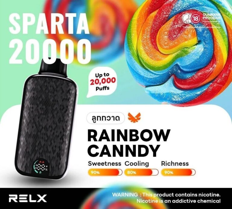 Relx Sparta 20000 Puffs - vapepod68.com