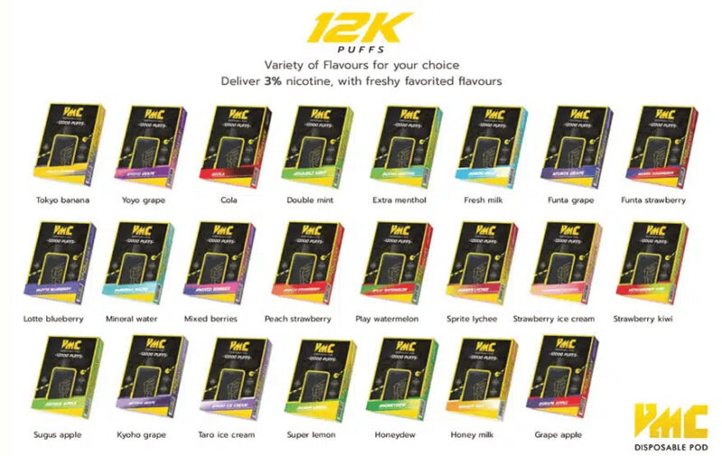 VMC 12000 Puffs - vapepod68.com