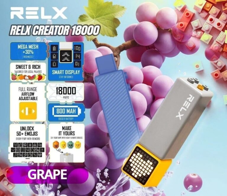 Relx Creator 18000 Puffs Disposable Pod - vapepod68.com